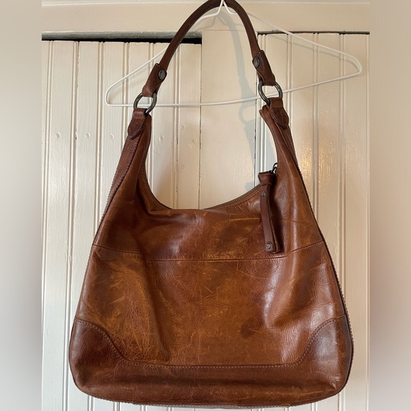 Frye | Bags | Frye Leather Hobo Bag Color Is A Rich Cognac Brown | Poshmark